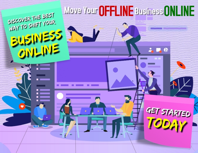 Shift business online Template | PosterMyWall