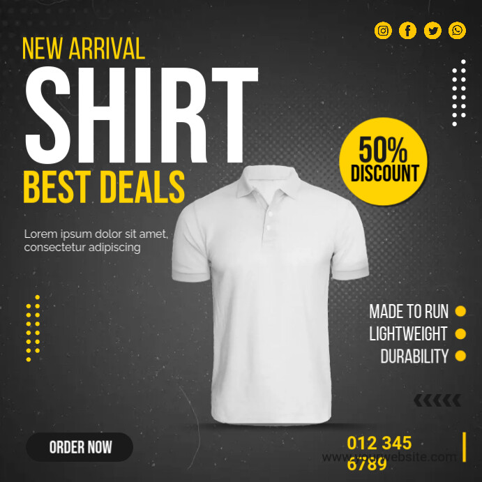 Copy of Shirt Best Deals | PosterMyWall