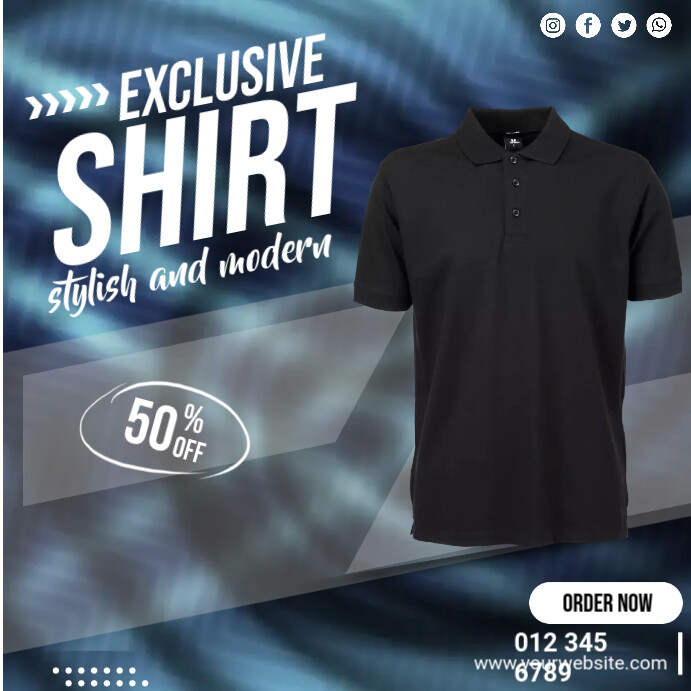 Shirt Big Discount Template | PosterMyWall