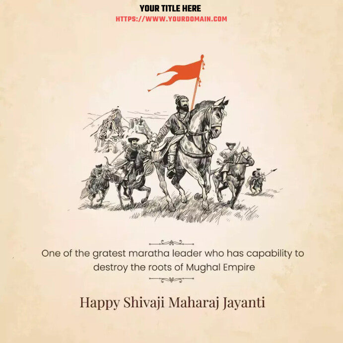 Shiv jayanti Template | PosterMyWall