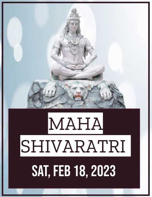 Copy of Shivaratri | PosterMyWall