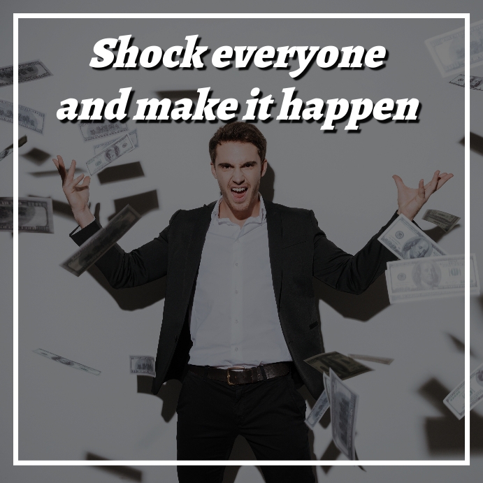 Shock everyone Template | PosterMyWall
