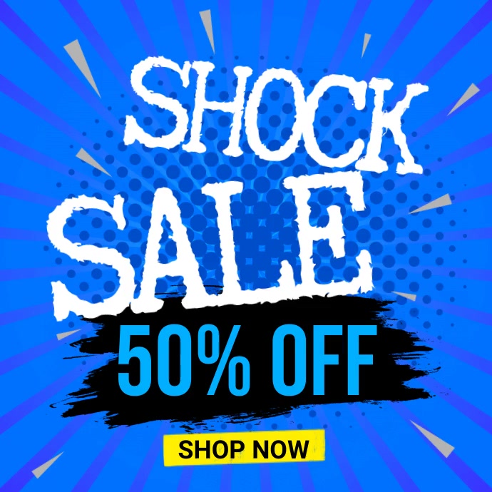 Shock Sale Instagram Template | PosterMyWall