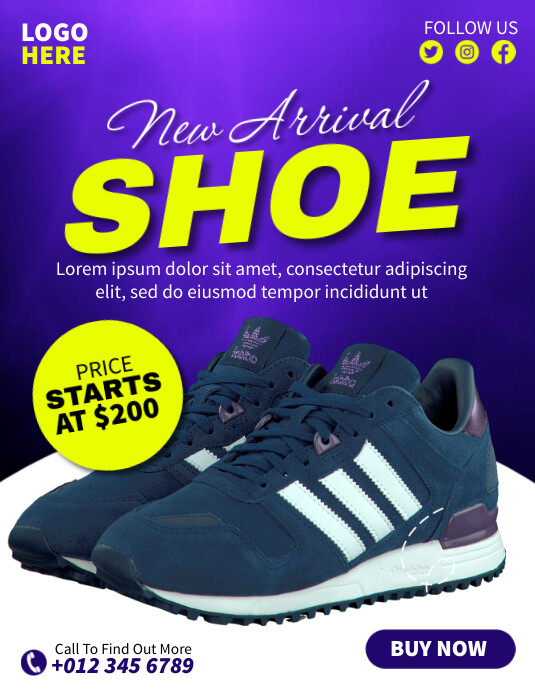 Shoe Ads Template | PosterMyWall
