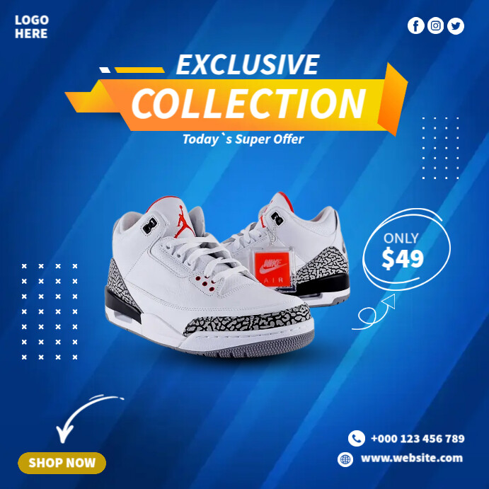 Shoe Collection Template | PosterMyWall