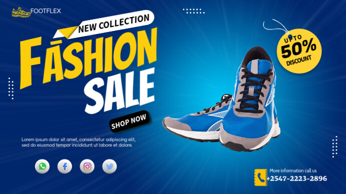 Shoe Cover Promotion Template | PosterMyWall