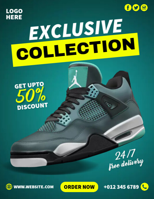 Shoe Deals Ads Template | PosterMyWall