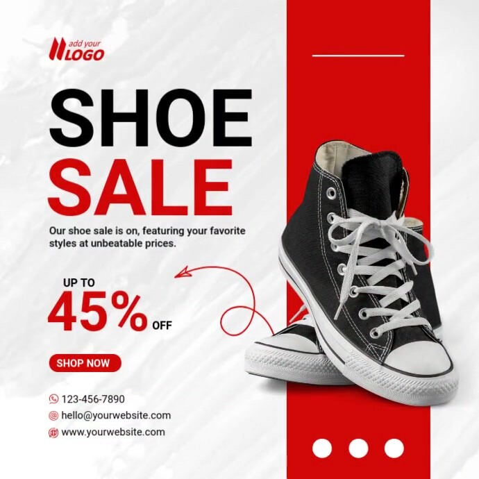 Shoe sale ad Template | PosterMyWall