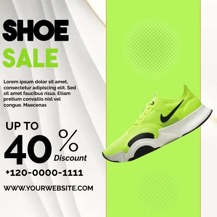Shoe sale ad Template | PosterMyWall
