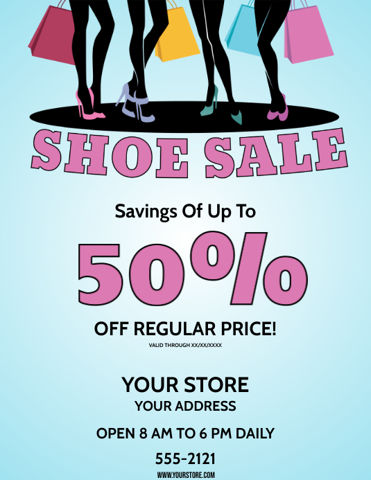 SHOE SALE Template | PosterMyWall