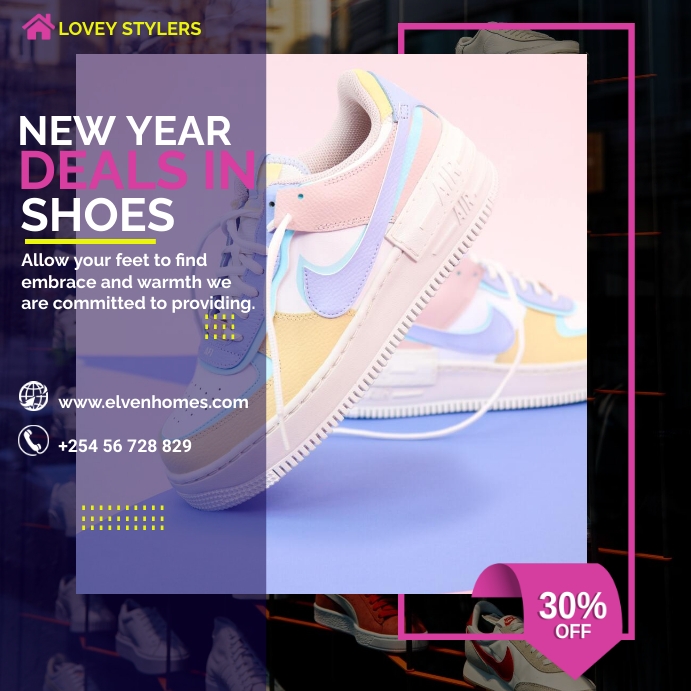 Shoe sales flyer Template | PosterMyWall