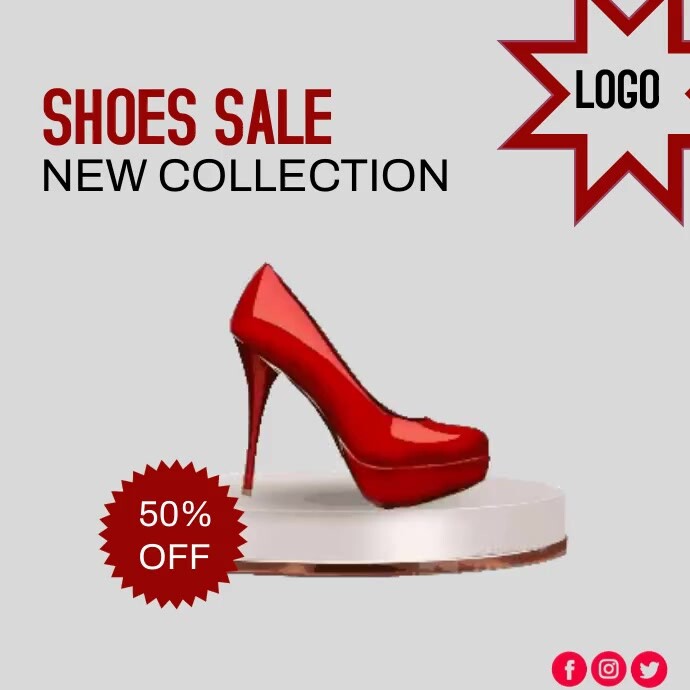 Shoe Sales flyer Template | PosterMyWall