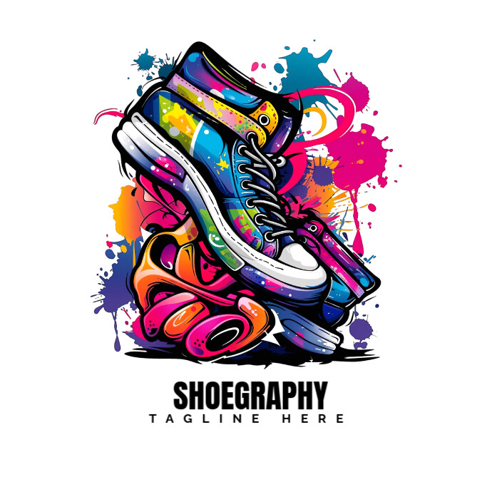 Shoe splash logo Template | PosterMyWall