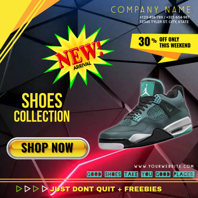 Shoes Ads Template | PosterMyWall