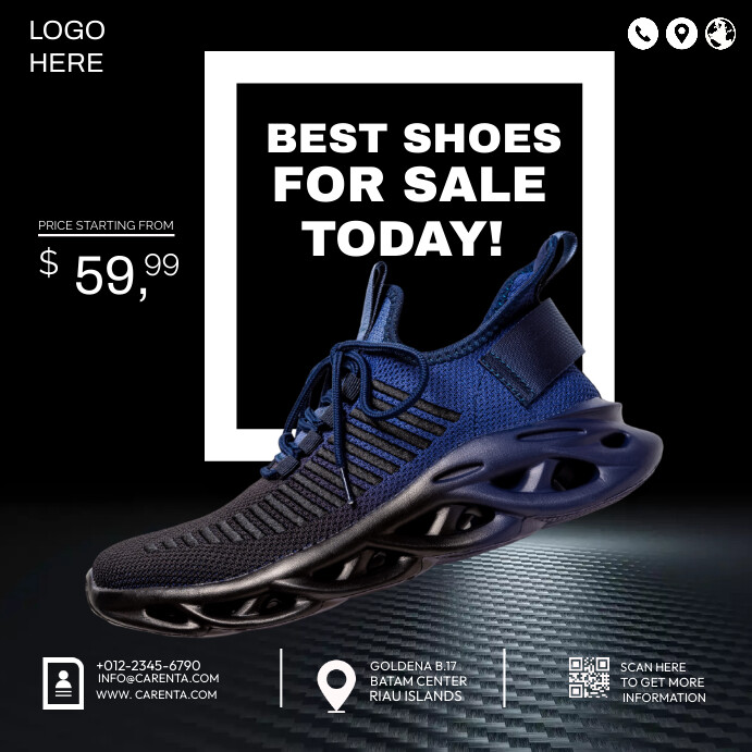 Shoes Ads Templat | PosterMyWall