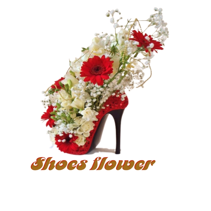 Plantilla de Zapatos Flor | PosterMyWall