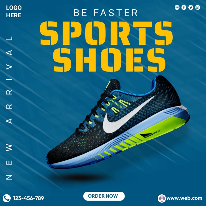 Shoes Flyer Ads Template | PosterMyWall