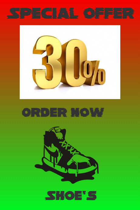 Shoes Poster Template | PosterMyWall