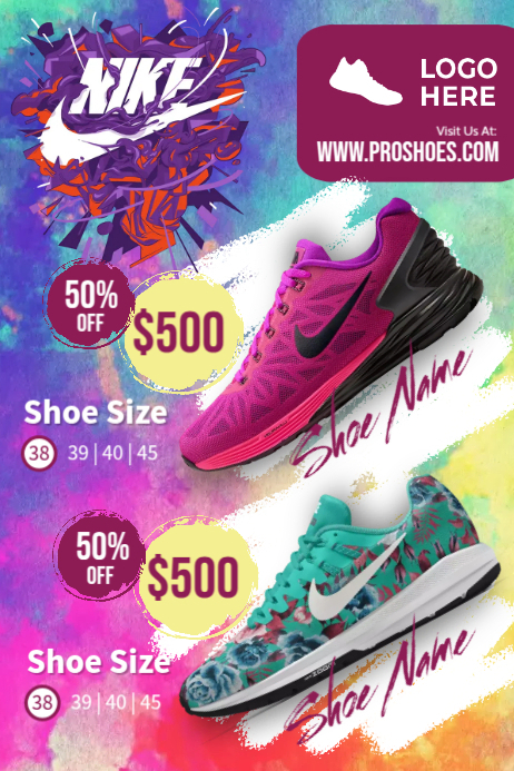 Shoes Poster Mockups Template | PosterMyWall