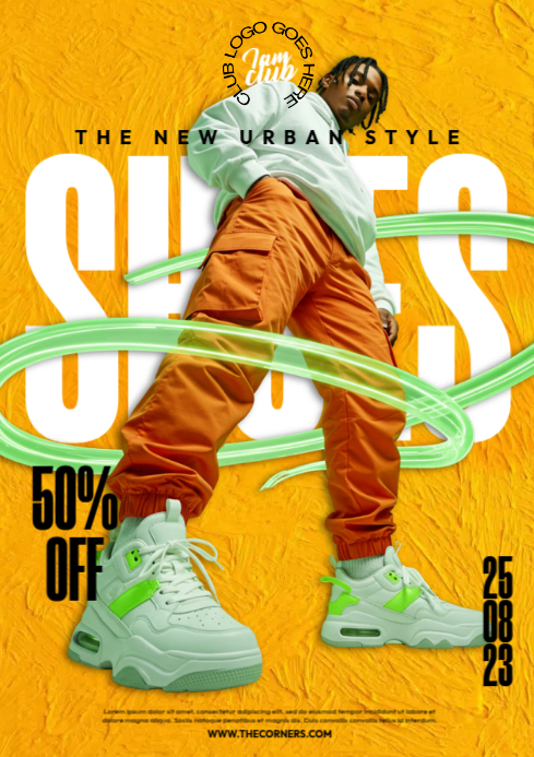 Shoes Promo Poster Template | PosterMyWall
