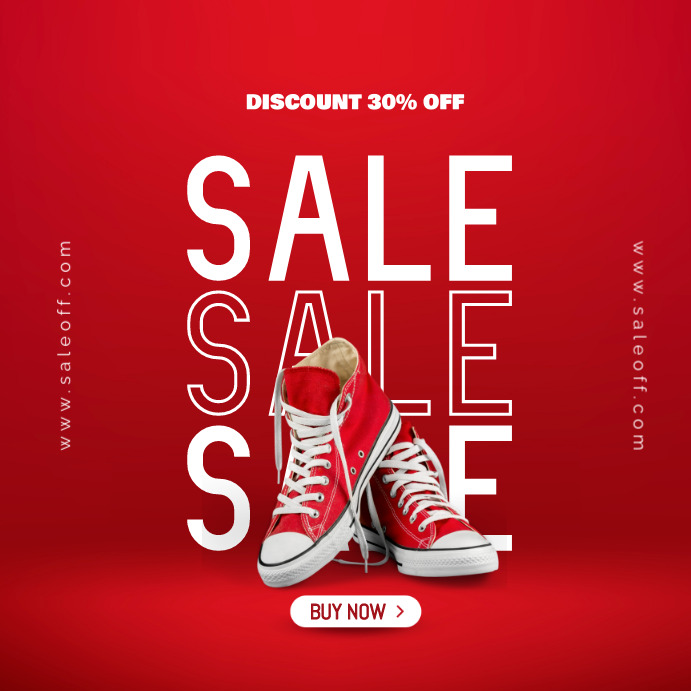 Shoes Sale 30%OFF Template | PosterMyWall