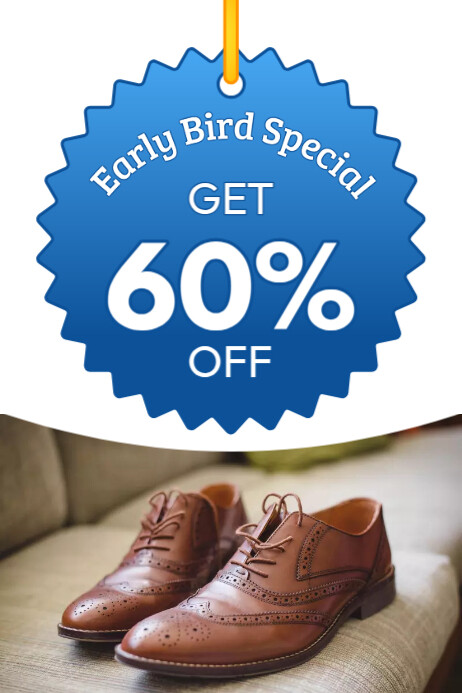 Shoes sale discounts offers Template | PosterMyWall