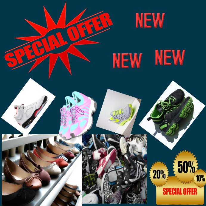 Shoes sales offer Template | PosterMyWall