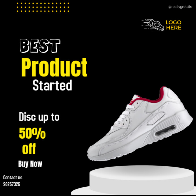 shoes selling template | PosterMyWall