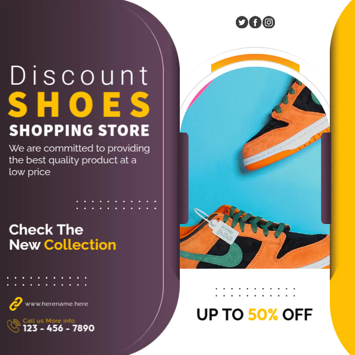 Shoes Shopping Store Template | PosterMyWall