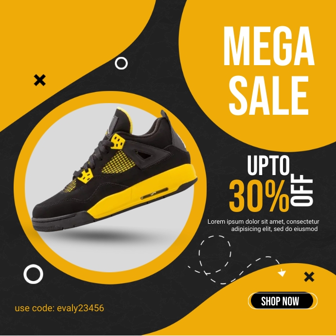 Plantilla de Shoes Template ADS | PosterMyWall