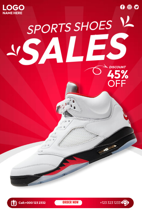 shoes template | PosterMyWall