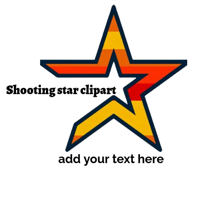 Shooting star clipart Template | PosterMyWall