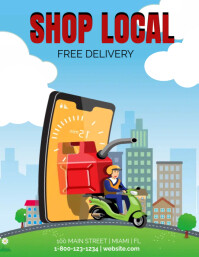 Shop Local Template | PosterMyWall