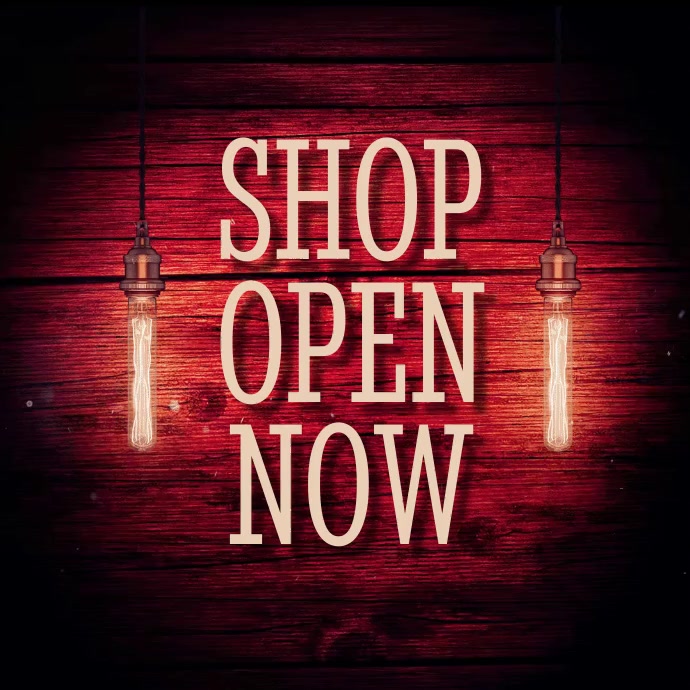 Shop Open Now Instagram Post Template | PosterMyWall