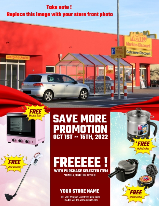 Shop promotion flyer design Template | PosterMyWall