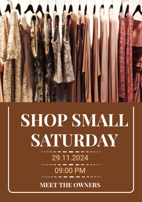 Copy of Shop Small Saturday | PosterMyWall