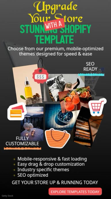 Shopify Template Ad Instagram Reel | PosterMyWall
