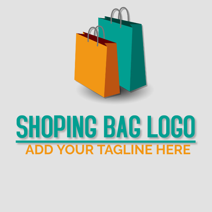 SHOPING BAG LOGO Templat | PosterMyWall