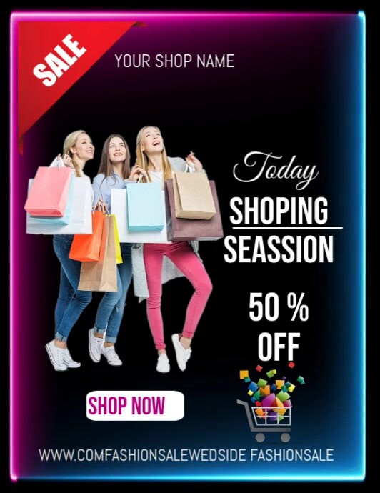 SHOPING POST Template | PosterMyWall