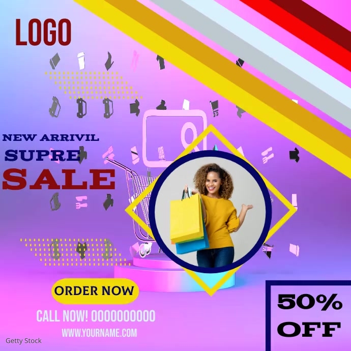 shoping sale template (1) | PosterMyWall