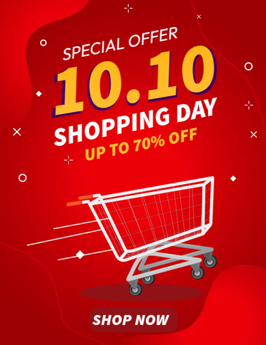 Shopping Card Discount Template | PosterMyWall