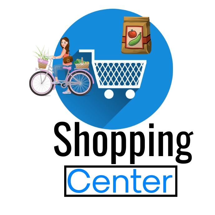 Shopping center logo design mall fastival log Template | PosterMyWall
