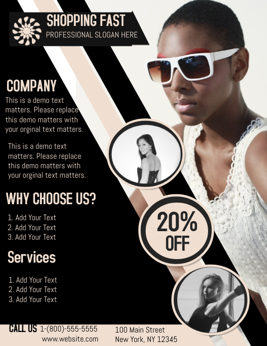 Shopping Fast Template | PosterMyWall