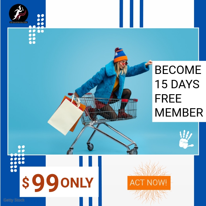 Shopping Mall Membership Course Demo Booking Template | PosterMyWall