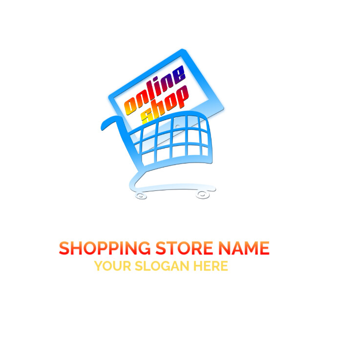Shopping store logo Template | PosterMyWall
