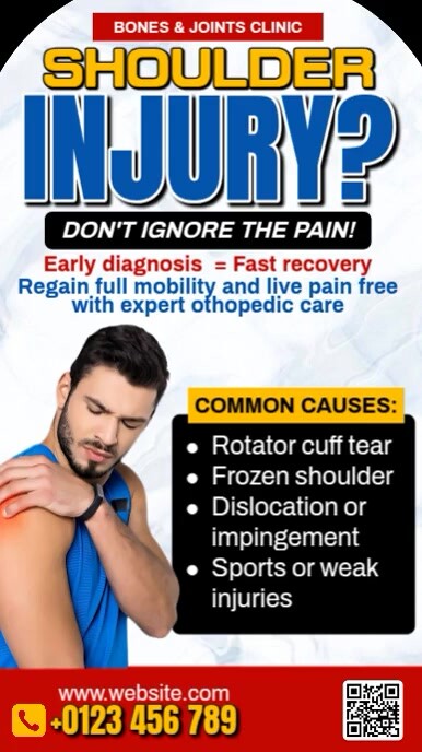 Copy of Shoulder Injury Ads | PosterMyWall