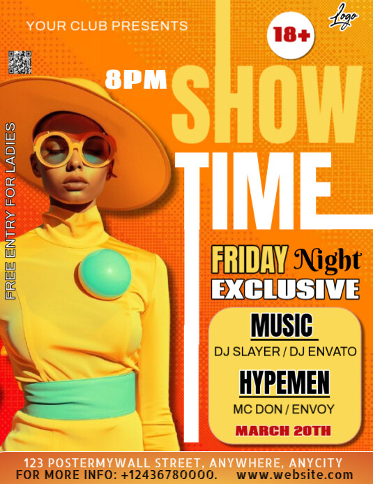 Show time Template | PosterMyWall