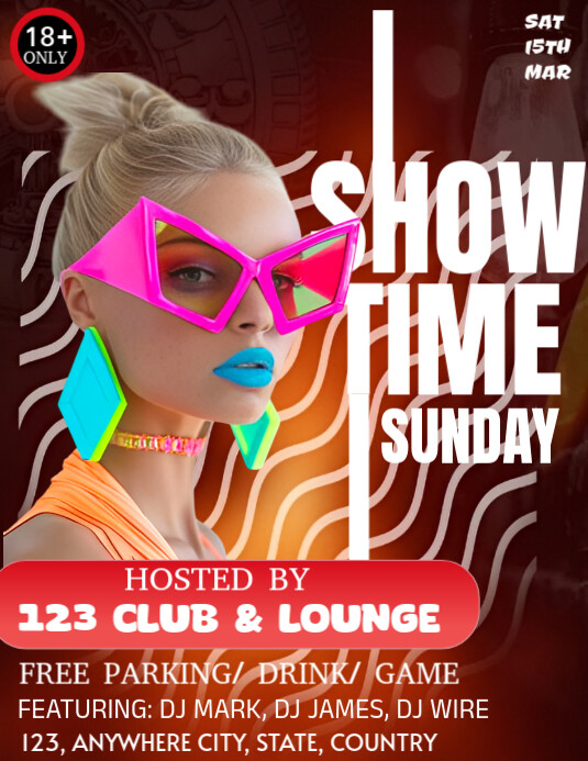 Copy of Show time | PosterMyWall