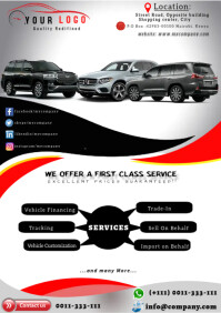Car Service Flyer Offer Garage Repair Ad Template | PosterMyWall