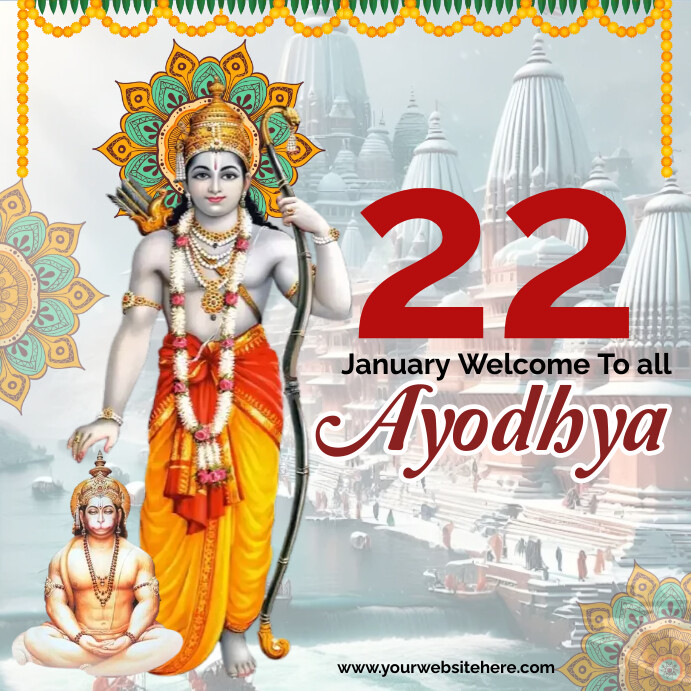 Shree Ram Template | PosterMyWall